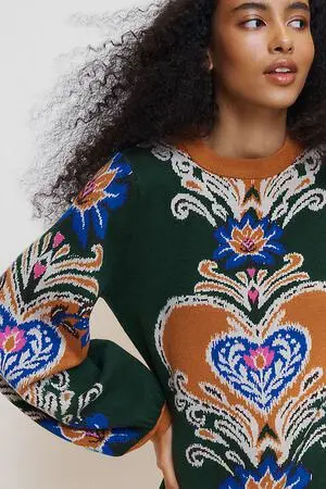 Farm Rio X Sweater Mi Dress