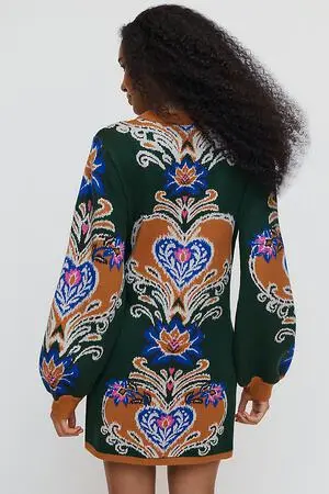 Farm Rio X Sweater Mi Dress