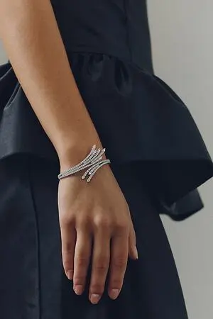 Nadri Diva Fan Hge Cuff Bracelet