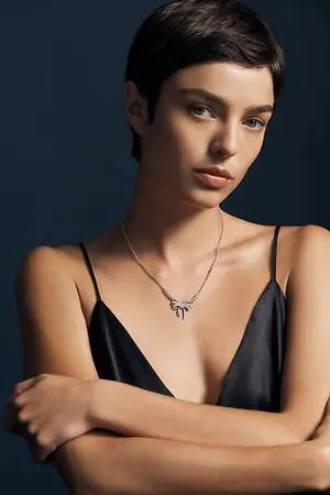Nadri Eros Bow Chocker Necklace
