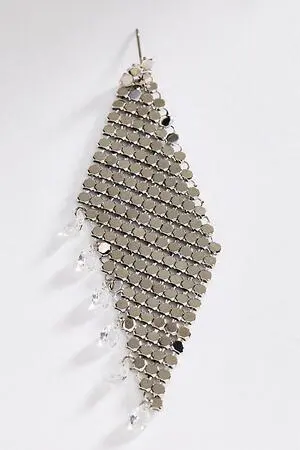 Anthropologie Chamail Drop Earrgs - Silver