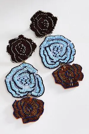 Mignonne Gavigan Amalia Luxe Earrgs - Brown Pattern