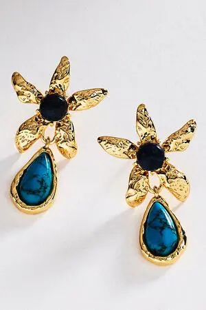 Mignonne Gavigan Stella Earrgs - Blue Pattern