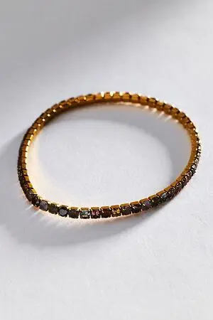 Anthropologie Stretch Tennis Bracelet - Neutral Pattern