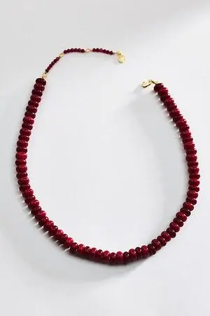 Baublebar Joyce Semi-precious Beaded Necklace - Red