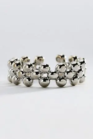 Anthropologie Textured Rg Silver
