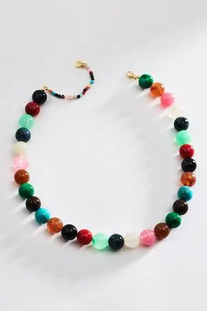 Baublebar Mi Jane Beaded Necklace Neutral Pattern