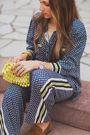 Maeve Merricksart X Brookl Tie-front Pull-on Pants