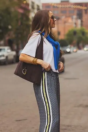 Maeve Merricksart X Brookl Tie-front Pull-on Pants