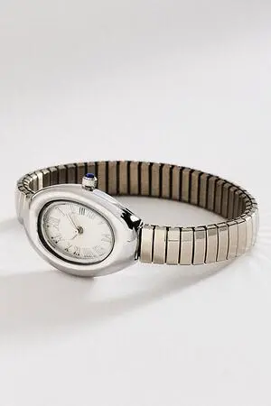 Anthropologie Bubble Stretch Watch - Silver