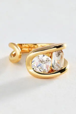 Anthropologie Wrap Crystal Rg - Clear