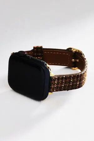 POSH TECH Carmen Tartan Apple Watchband - Neutral Pattern