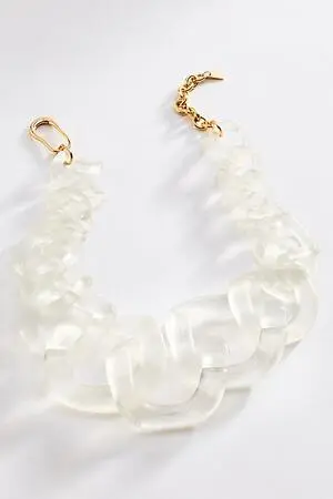 Anthropologie Res Cha Lk Necklace - Clear