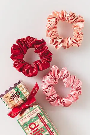 Slip Set Of 3 Large Scrunchie Cracker Sweater Prt - Multi