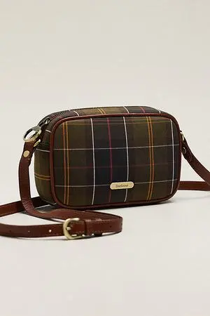 Barbour Daphne Mi Tartan Crossbody Bag - Green Pattern