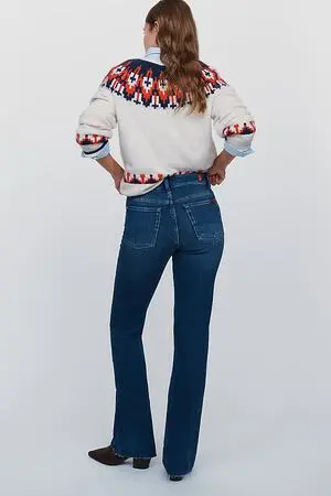 7 For All Mankind Leggy Low Rise Bootcut Jeans