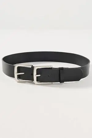 Anthropologie Western-spired Buckle Belt Black