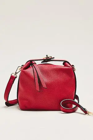Anthropologie Boxy Crossbody Bag - Red