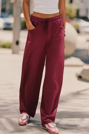Sundry 100% Cotton Pocket Track Pants - Midnight Iris