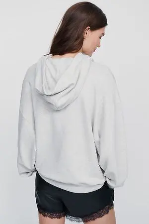 ANINE BING Harvey 100% Cotton Sweatshirt