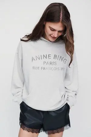 ANINE BING Harvey 100% Cotton Sweatshirt