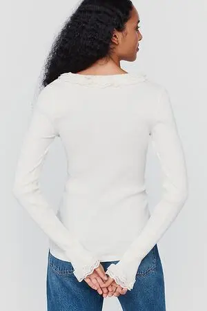 OPÉRASPORT Cecilia 100% Cotton Cardigan Top