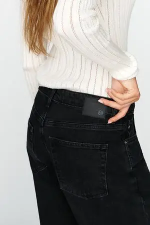Ag Saige Mid-rise Wide-leg Jeans