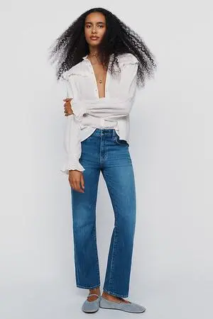 Ag Brley Mid-rise Straight-leg Jeans