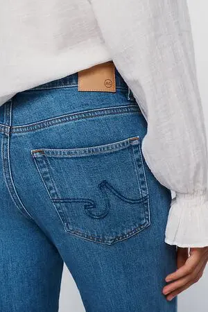 Ag Brley Mid-rise Straight-leg Jeans