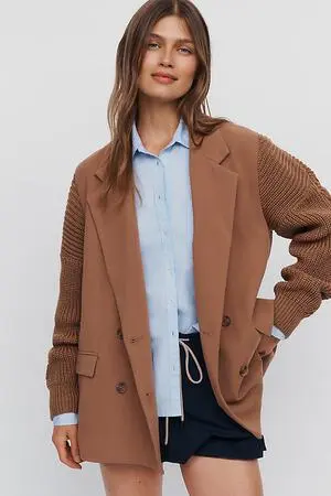 Anthropologie Twofer Sweater Blazer Jacket