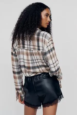 Bec & Bridge Saphira Faux Leather Shorts