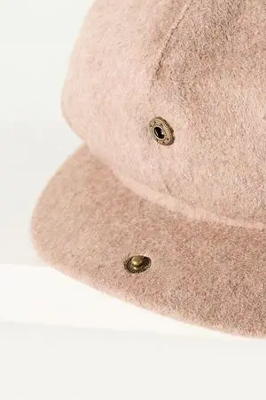 WYETH Rhodes Wool Snapback Newsboy Cap