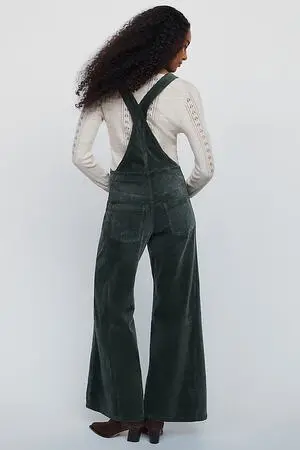 PILCRO Adi Corduroy Flare Overalls