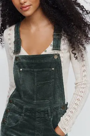 PILCRO Adi Corduroy Flare Overalls