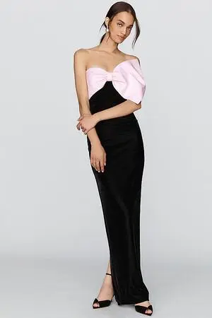 SAU LEE Eleanor Velvet Gown