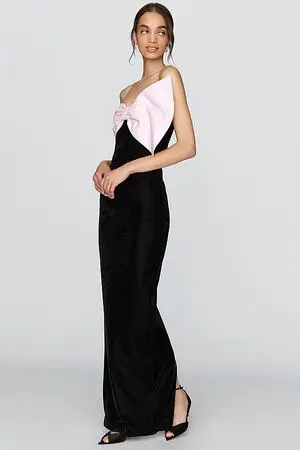 SAU LEE Eleanor Velvet Gown