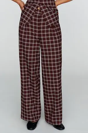ALIGNE Riley High Rise Wide Leg Trousers Pants