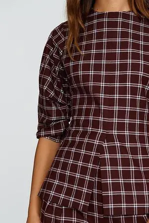 ALIGNE Janey Ruched Sleeve Blouse