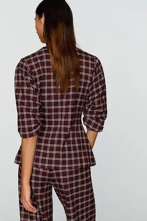 ALIGNE Janey Ruched Sleeve Blouse