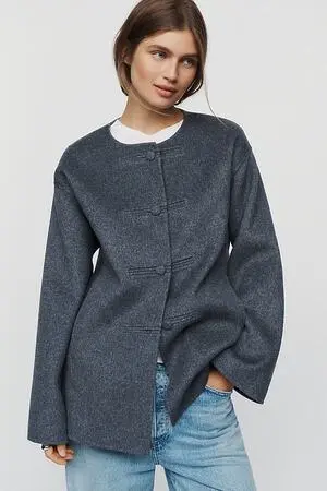 ALIGNE Anouk Wool Blend Jacket - Grey