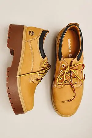 Timberland Stone Street Lug Soled Boat Shoes - Wheat