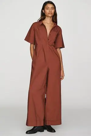 Maeve Shirtg Jumpsuit - Sable