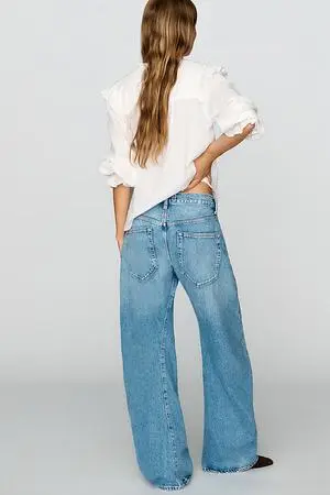 AGOLDE Spiral Mid-rise Barrel-leg Jeans - Venture