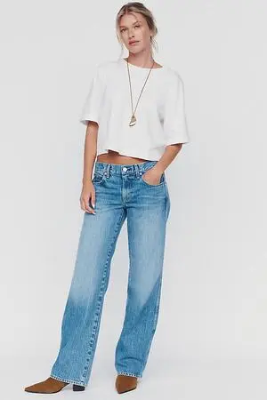 AMO Odette Mid-rise Wide-leg Jeans