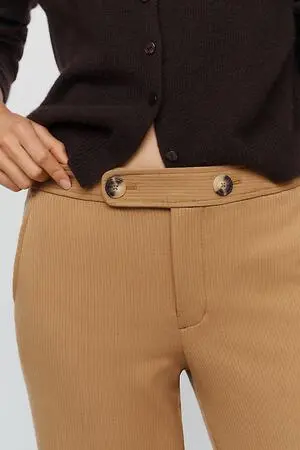 Anthropologie Mod Flared Trousers Pants - Camel