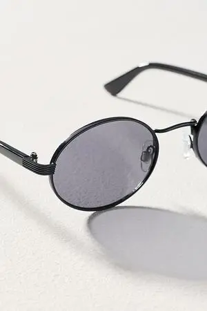 I-SEA Slim Metal Oval Sunglasses