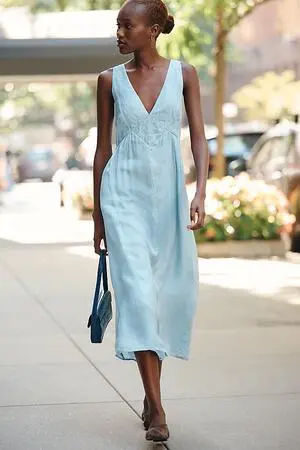 Anthropologie V-neck Midi Dress