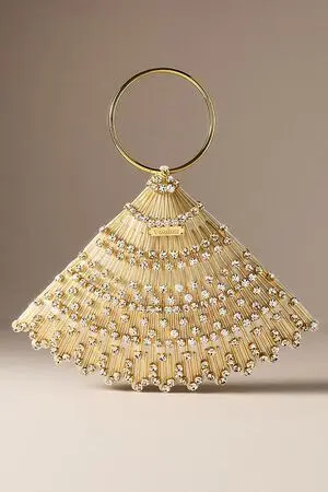 VANINA Rosée D'epes Bracelet Handbag - Gold