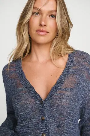 PILCRO Burnout Cardigan