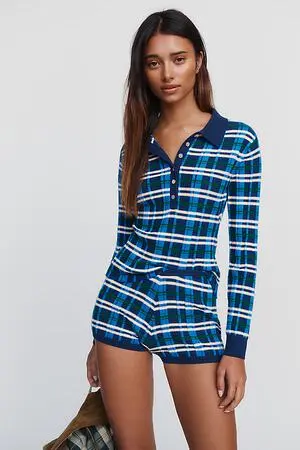 525 America Walker Ribbed Knit Shorts